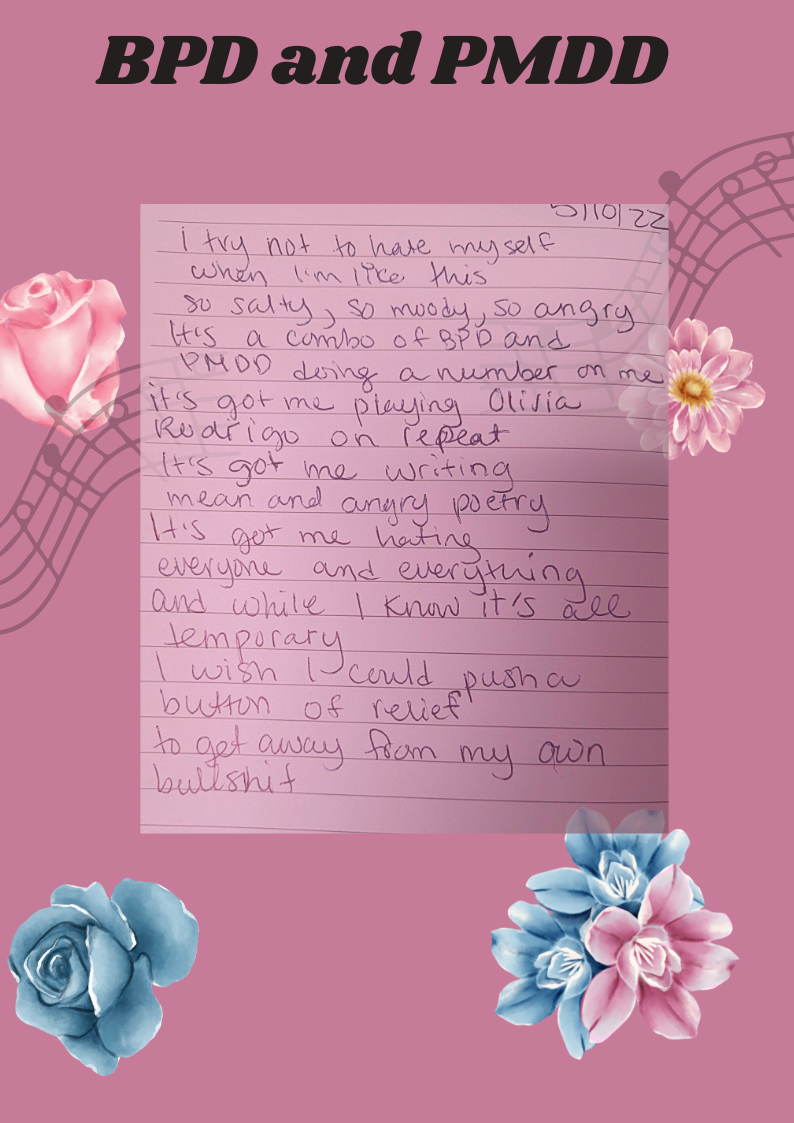 Poem of the Day: BPD and PMDD – Life on the BPD