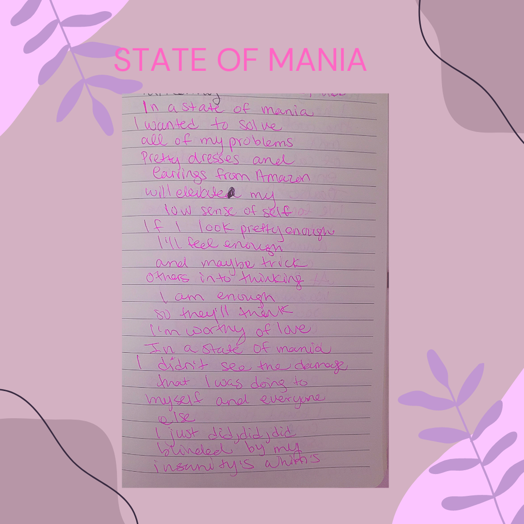 Poem of the Day: State of Mania – Life on the BPD